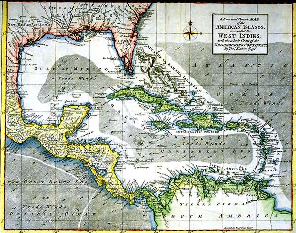 New and Correct map of the American Islands, now called the West Indies ...
