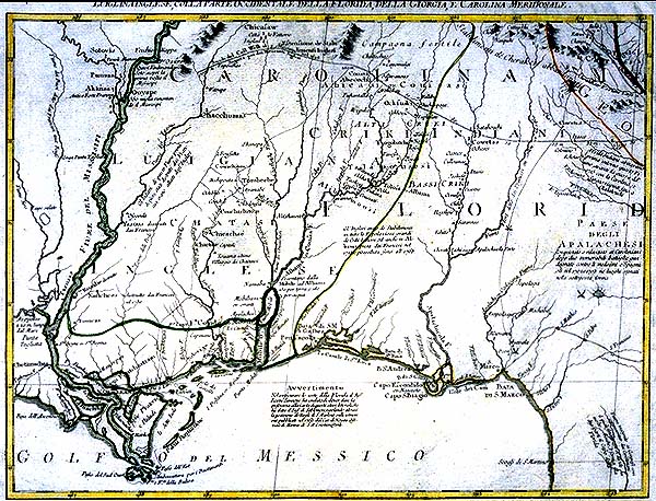 Luiglana Inglese, Colla Parte Occidentale de la Florida, de la Giorgia ...