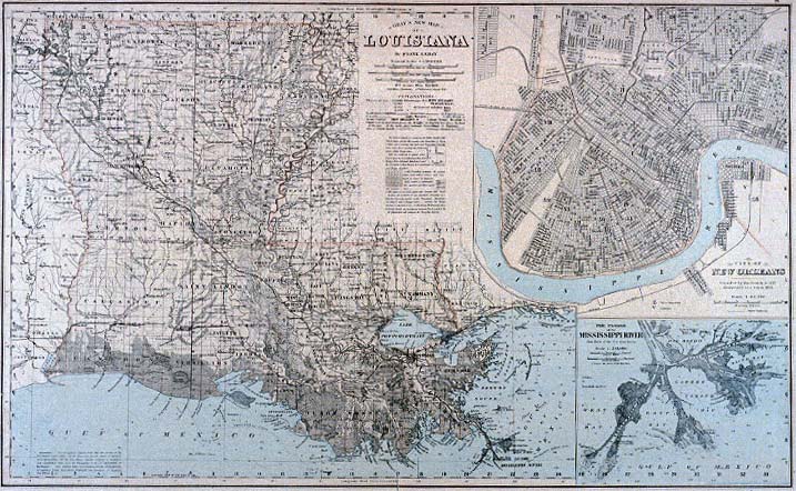 Gray's New Map of Louisiana | Louisiana State Museums